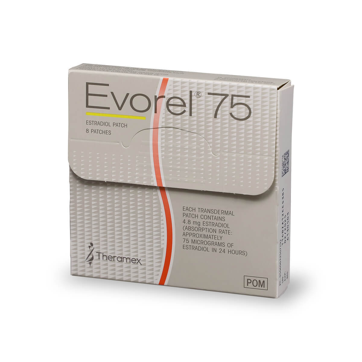 Evorel (Estradiol) Patches 75mcg (8 patches) - AestheticsRX Pharma